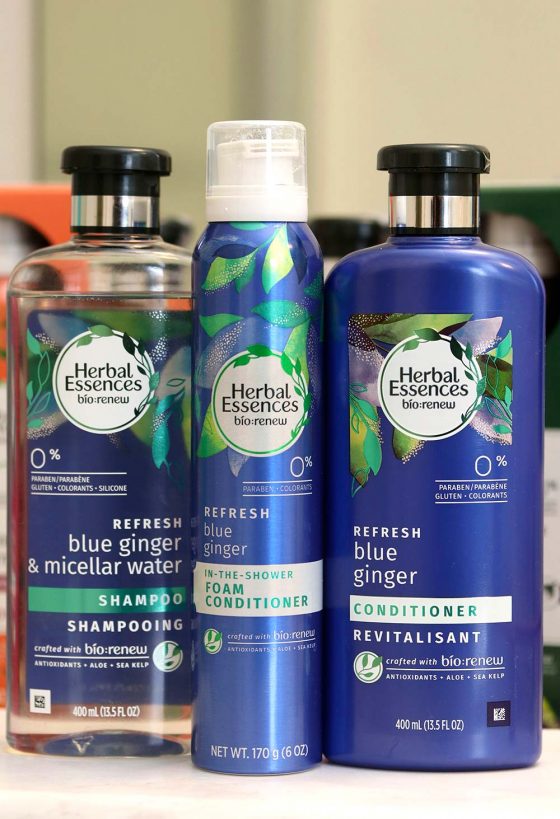 Herbal Essences bio:renew Micellar Water & Blue Ginger Shampoo ...